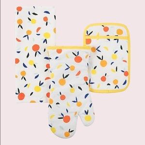 kate spade | Kitchen | Kate Spade New York Scattered Citrus Oven Mit ...